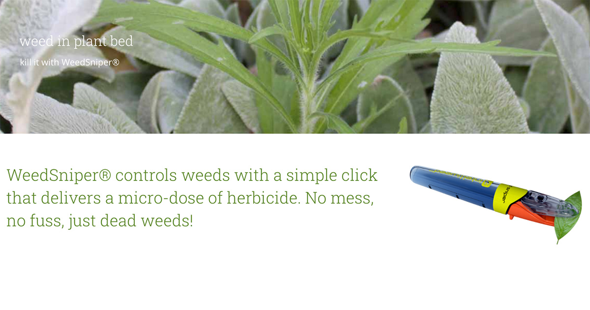 WeedSniper® - a revolutionary new weed killer